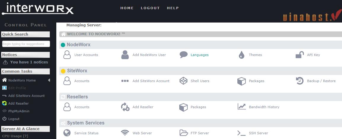 [2025] InterWorx là gì? | So sánh giữa InterWorx và cPanel