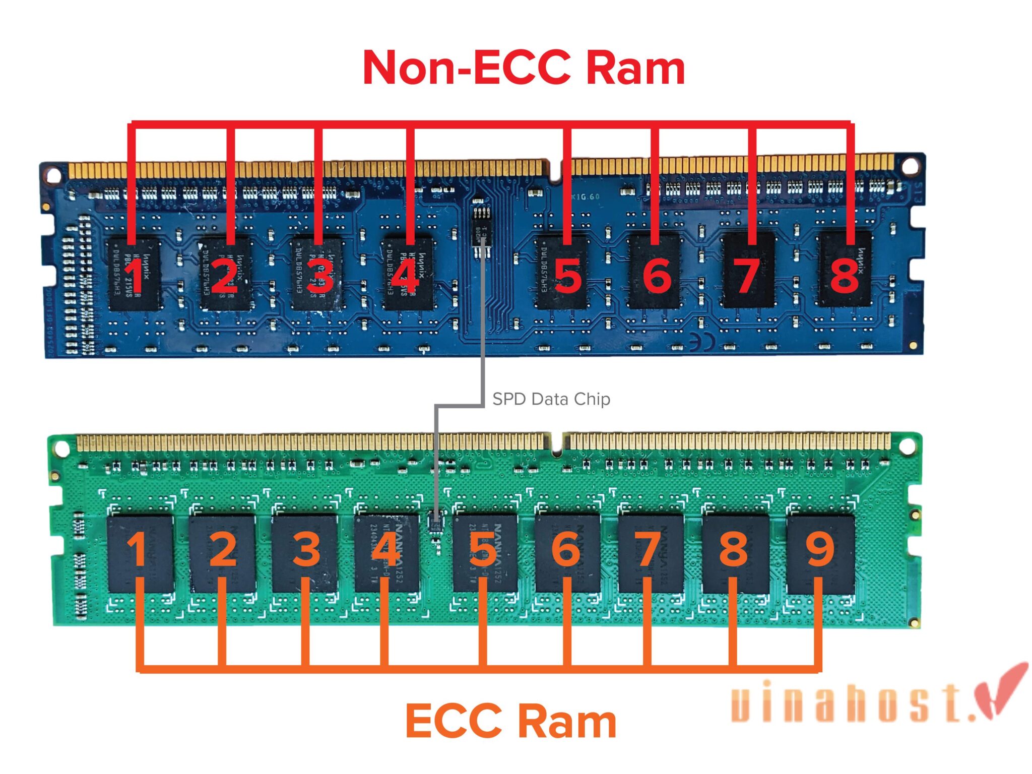 RAM ECC là gì? So Sánh ECC vs Non-ECC chi tiết [2025]
